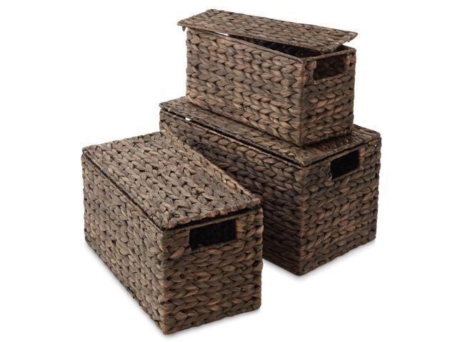Click here for Casafield Set of 3 Water Hyacinth Storage Baskets... prices