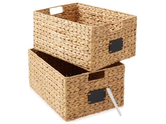 Click here for Casafield Set of 2 Water Hyacinth Pantry Baskets... prices