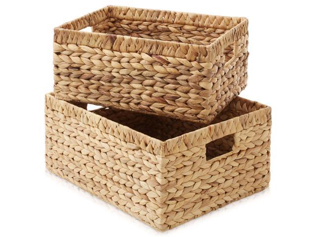 Click here for Casafield Set of 2 Water Hyacinth Storage Baskets... prices