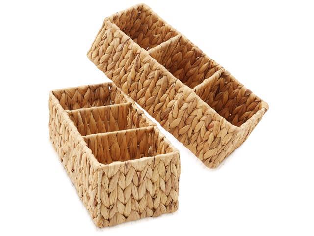 Click here for Casafield Set of 2 Water Hyacinth Storage Baskets... prices
