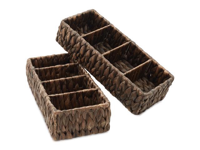 Click here for Casafield Set of 2 Water Hyacinth Storage Baskets... prices