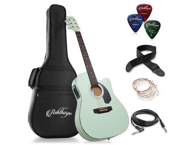 Click here for Ashthorpe Full-Size Cutaway Thinline Acoustic-Elec... prices