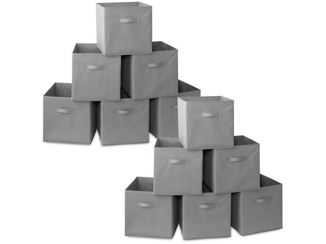 Click here for Casafield Set of 12 Collapsible Fabric Cube Storag... prices