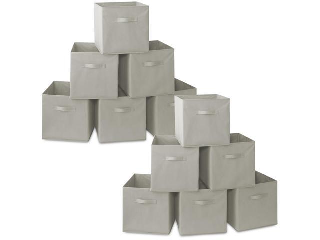 Click here for Casafield Set of 12 Collapsible Fabric Cube Storag... prices