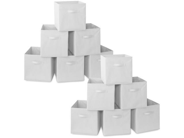 Click here for Casafield Set of 12 Collapsible Fabric Cube Storag... prices