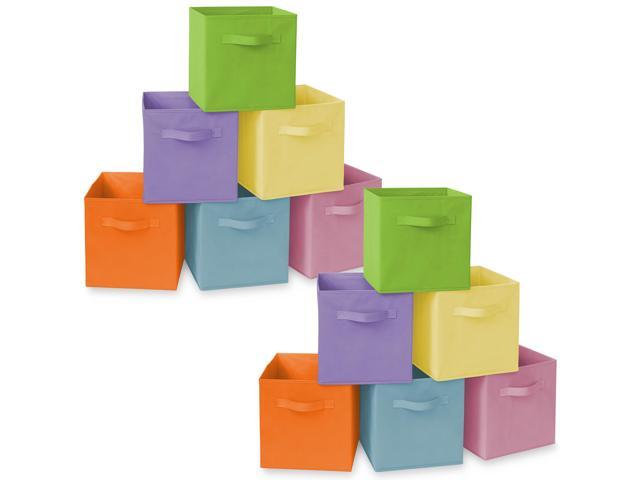 Click here for Casafield Set of 12 Collapsible Fabric Cube Storag... prices