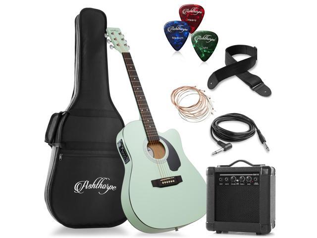 Click here for Ashthorpe Full-Size Thinline Cutaway Acoustic Elec... prices