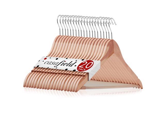 Click here for Casafield - 20 Red Cedar Wooden Suit Hangers with... prices