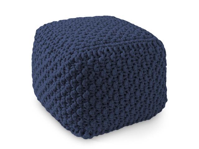 Click here for Casafield Square Pouf Ottoman  Light Gray - 18.5&#... prices