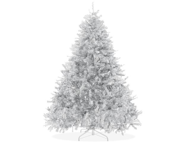 Click here for Casafield 7.5FT Silver Tinsel Artificial Holiday C... prices