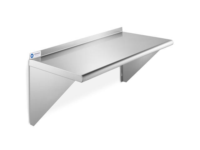 Click here for GRIDMANN 12 x 24 Stainless Steel Wall Mount Shelf... prices