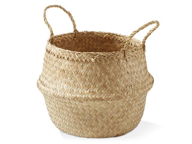 Click here for Casafield Seagrass Belly Basket with Handles - Lar... prices