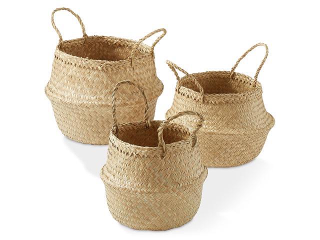 Click here for Casafield Seagrass Belly Storage Basket Planters (... prices