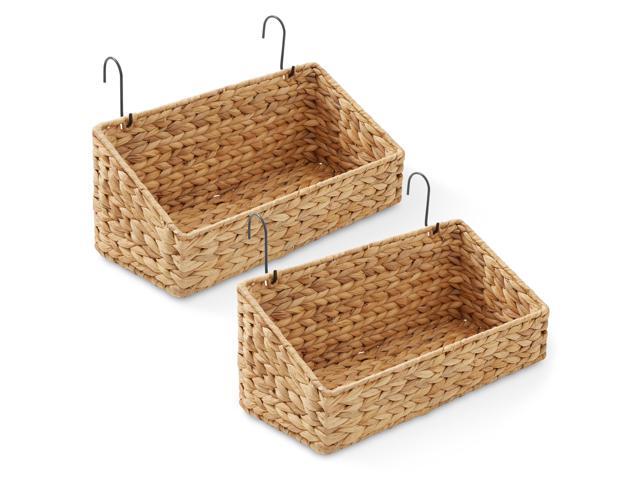 Click here for Casafield Set of 2 Hanging Baskets with Hooks - Na... prices