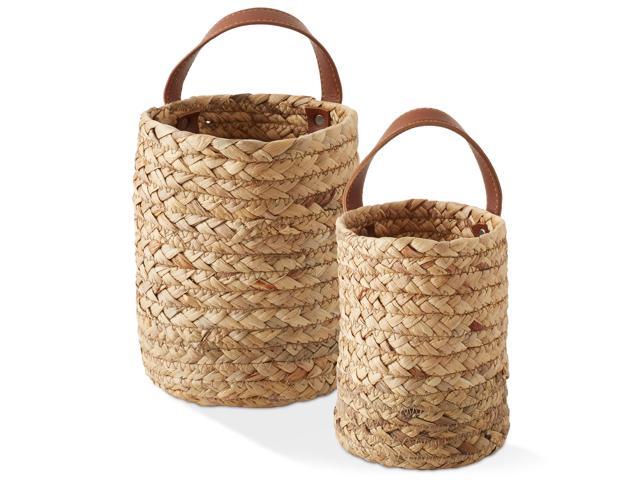 Click here for Casafield Set of 2 Wall Hanging Baskets with Handl... prices