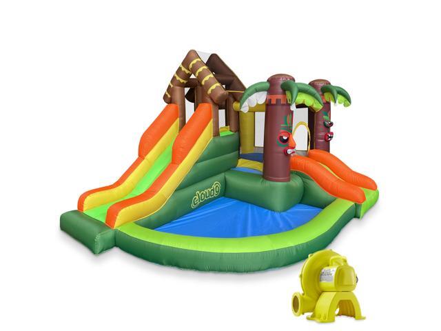Click here for Cloud 9 Inflatable Jungle Bounce House with Blower... prices