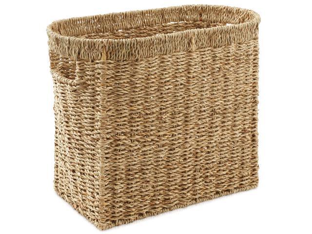 Click here for Casafield Magazine Holder Basket with Handles - Ov... prices