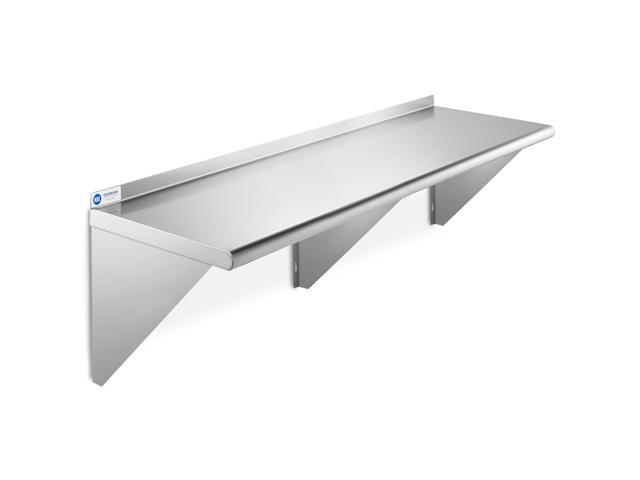 Click here for GRIDMANN 18 x 60 Stainless Steel Wall Mount Shelf... prices