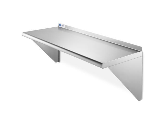 Click here for GRIDMANN 18 x 48 Stainless Steel Wall Mount Shelf... prices