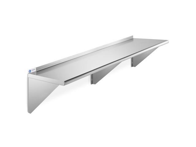 Click here for GRIDMANN 12 x 72 Stainless Steel Wall Mount Shelf... prices