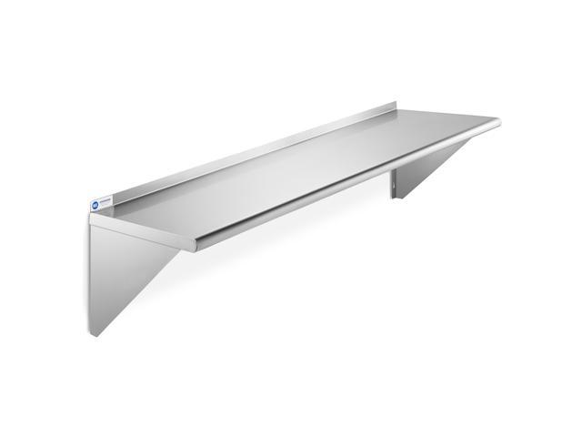 Click here for GRIDMANN 12 x 60 Stainless Steel Wall Mount Shelf... prices