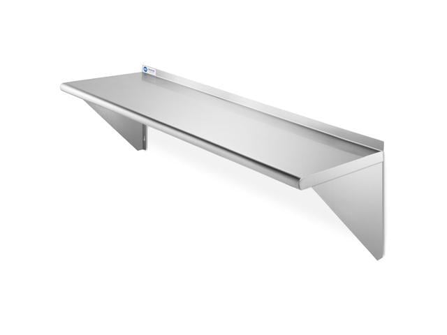 Click here for GRIDMANN 12 x 48 Stainless Steel Wall Mount Shelf... prices