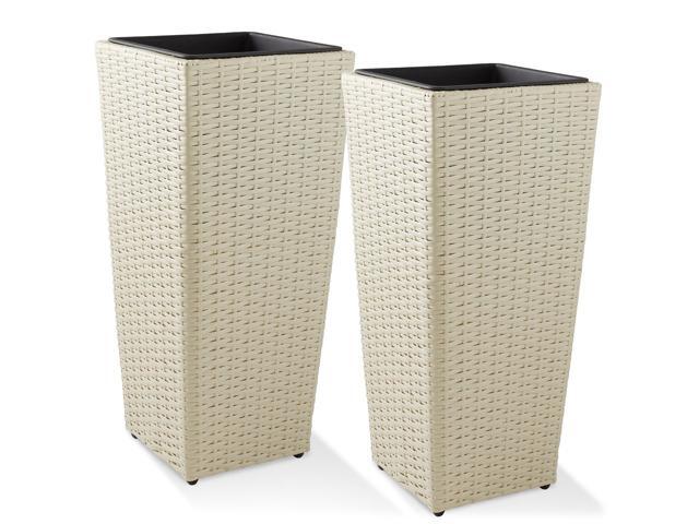 Click here for Casafield (Set of 2) All-Weather Outdoor Planters... prices