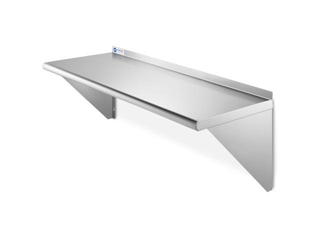 Click here for GRIDMANN 12 x 36 Stainless Steel Wall Mount Shelf... prices