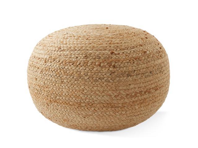 Click here for Hand-Braided Jute Pouf Ottoman Footrest  19 Round... prices