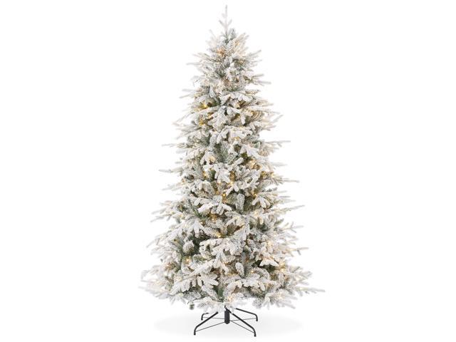 Click here for Casafield 7.5FT Pre-Lit Snow Flocked Slim Aspen Fi... prices