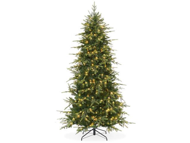 Click here for Casafield 7.5FT Pre-Lit Slim Green Aspen Fir Artif... prices