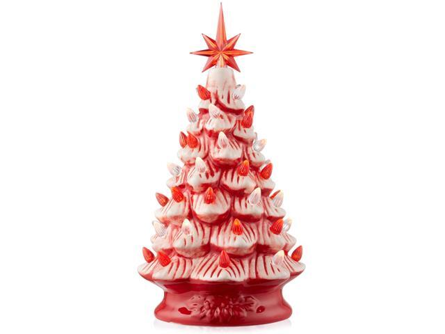 Click here for Casafield Hand Painted Ceramic Christmas Tree  Red... prices