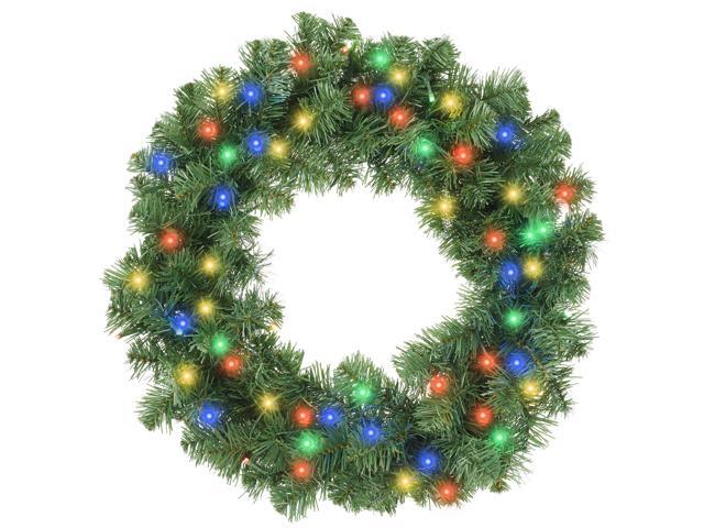 Click here for Casafield 24 Pre-Lit Fir Artificial Christmas Wrea... prices