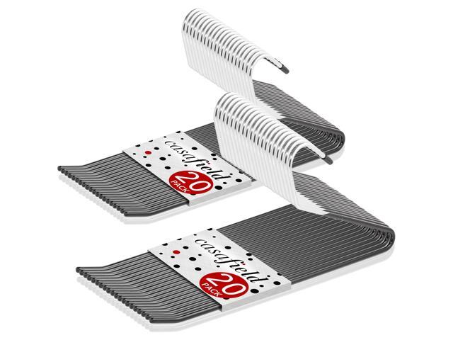 Click here for Casafield - 40 Open-Ended Pants Hangers - Easy Sli... prices