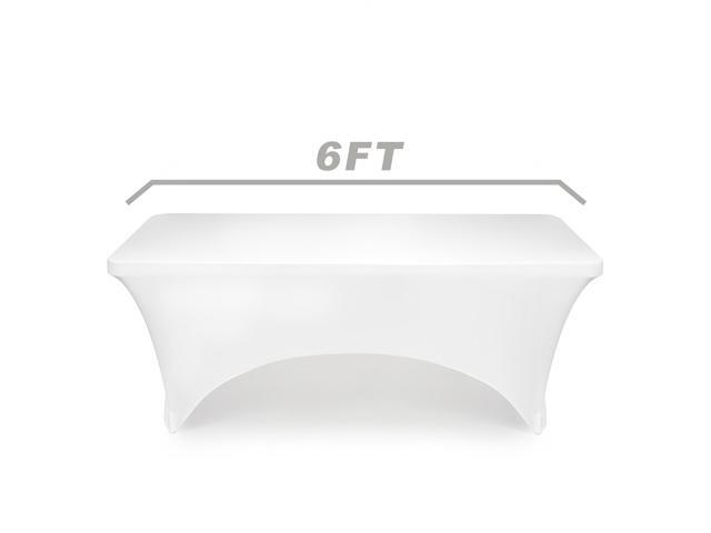 Click here for Lanns Linens - 6 Fitted Stretch Tablecloth for 72... prices