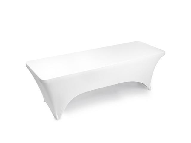 Click here for Lanns Linens - 8 Fitted Stretch Tablecloth for 96... prices