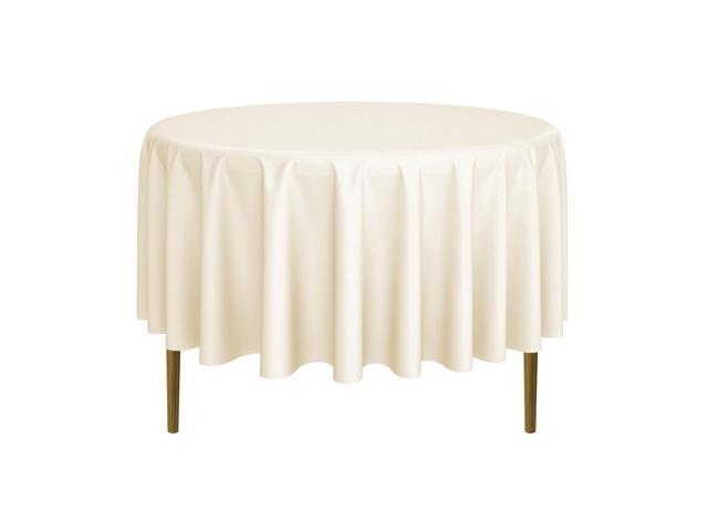 Click here for Lanns Linens - 90 Round Premium Tablecloth for Wed... prices