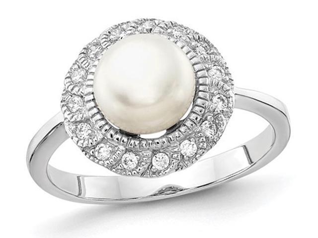 Click here for Freshwater Cultured Pearl Ring in Sterling Silver... prices