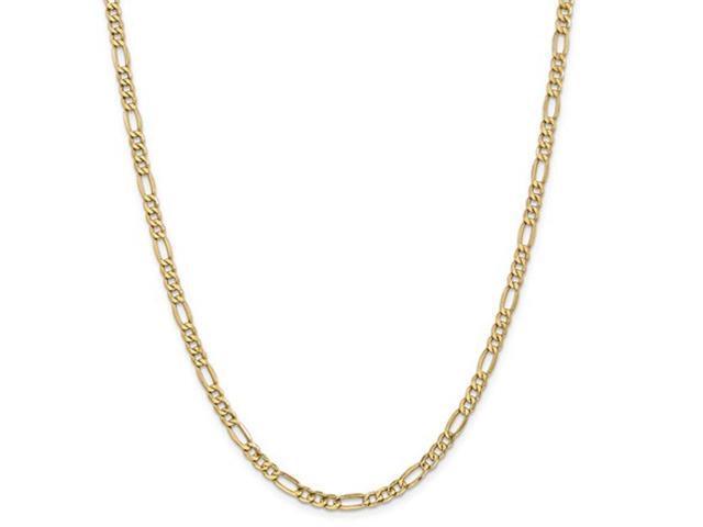 Click here for 14K Yellow Gold Figaro Chain Necklace 24 Inches (4... prices