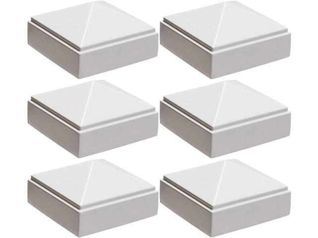 Click here for 2 x 2 Aluminium Pyramid Post Cap for Metal Posts -... prices