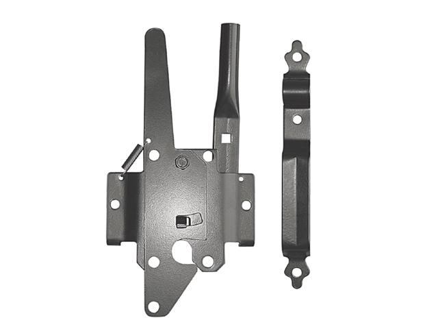 Click here for Nuvo Iron Black Deluxe Traditional Post Latch with... prices