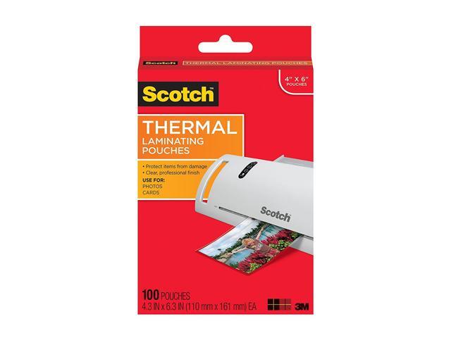 Click here for Scotch Thermal Laminating Pouches  4x6  100 Pack -... prices