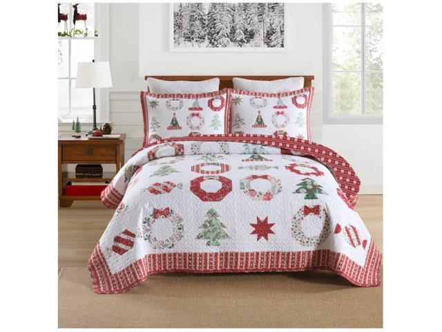 Click here for Ventray Christmas Quilt Set King - Reversible Beds... prices