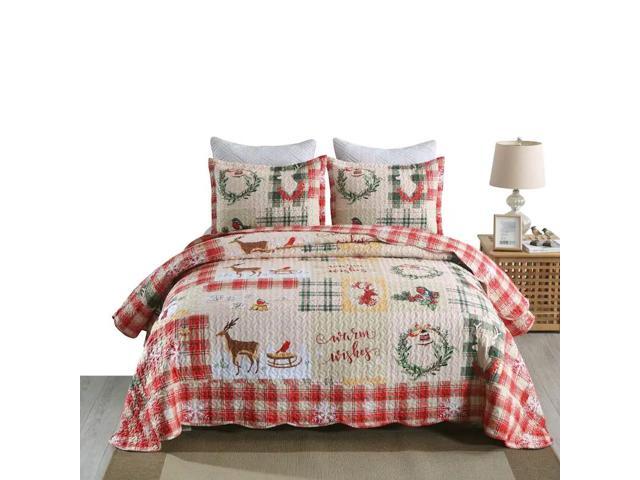 Click here for Ventray Christmas Quilt Set King - Reversible Beds... prices
