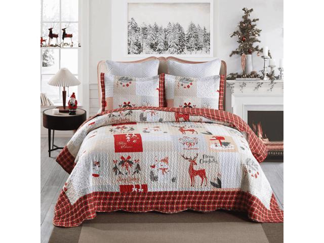 Click here for Ventray Christmas Quilt Set King - Reversible Beds... prices