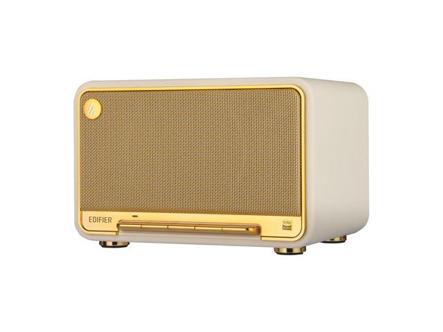 Edifier D32 Tabletop Bluetooth Speakers  Portable Retro Wireless Speaker  60W RMS Wi-Fi and Bluetooth Sound System Compatible with AirPlay2 ...
