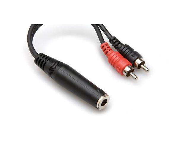 Click here for HOSA STEREO 1/4 PHONE (F) - TWO RCA (M) (1-TIP AND... prices