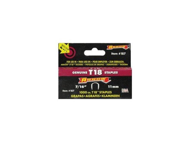 Click here for Arrow Fastener 187 T18 7/16 Inch (11mm) Staples  1... prices