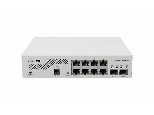 Click here for Mikrotik CSS610-8G-2S+IN Ethernet Switch prices