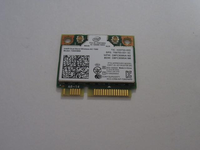 Click here for HP 756753-001 Intel Dual Band Wireless-Ac 7260 802... prices